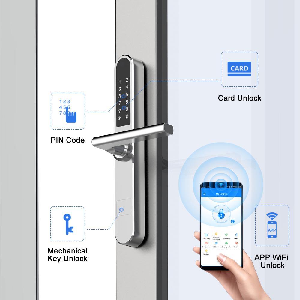 DH401 Slim Smart Lock for Aluminum-Framed Door – Digitalhome.ph